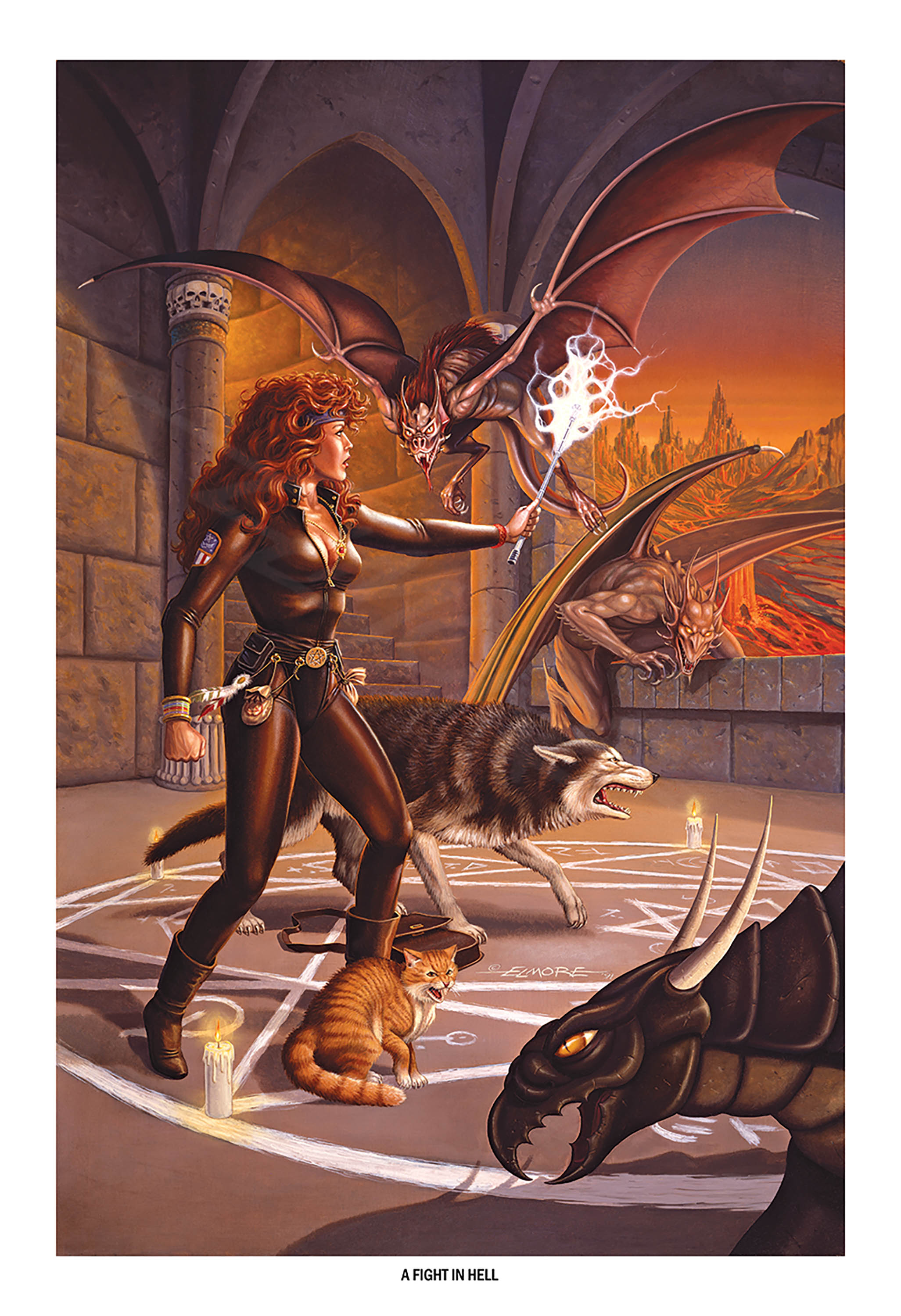 Larry Elmore · A Fight In Hell